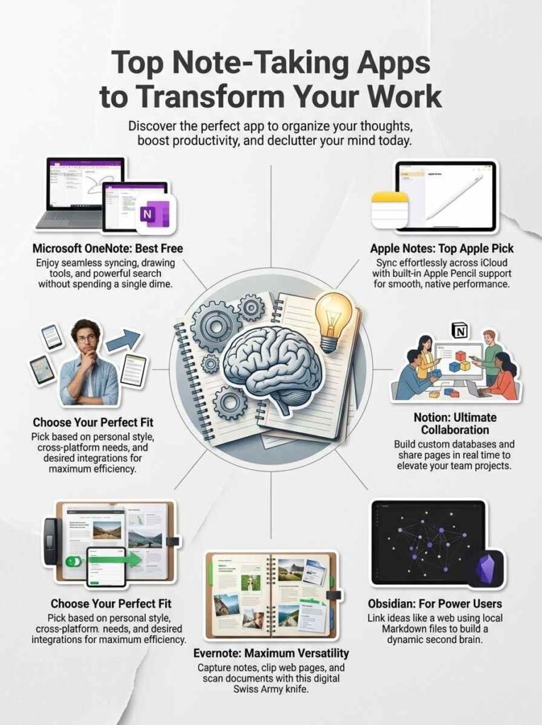 Top Note-Taking Apps That Will Change How You Work